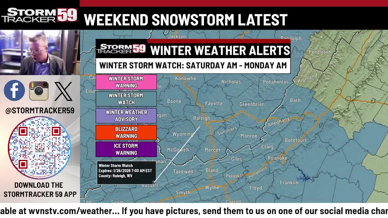 Wednesday update: The latest on the WV weekend winter storm