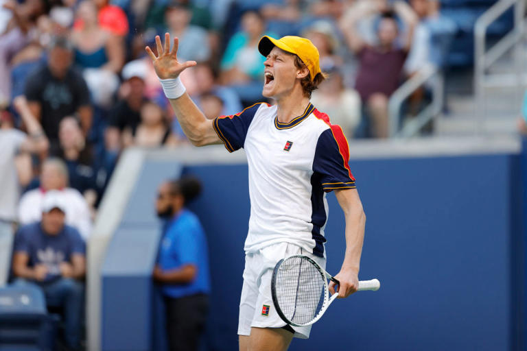 Fiery clash when Aussie got under Sinner's skin and beat him