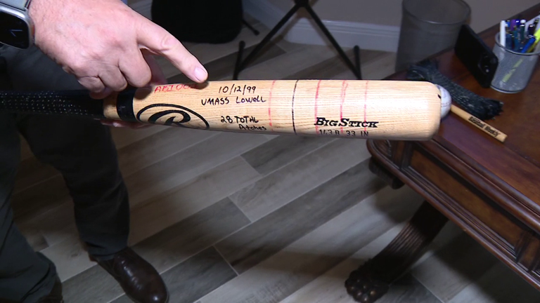 Odessa man looks to sell record-breaking bat for $39,000