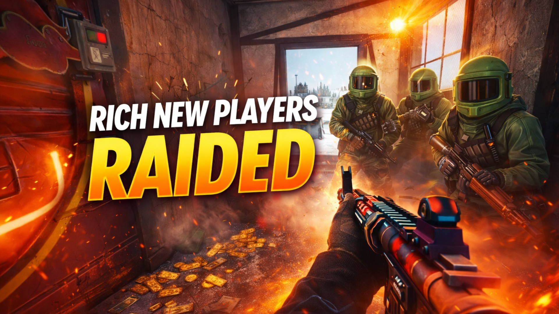 I raided only new players and they were insanely rich