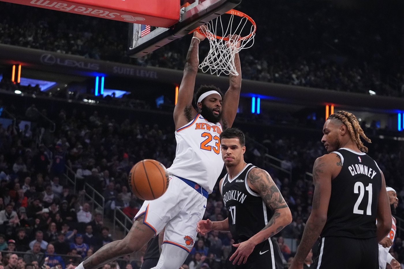 Knicks crush Nets 120-66 to end their 4-game skid with the most ...