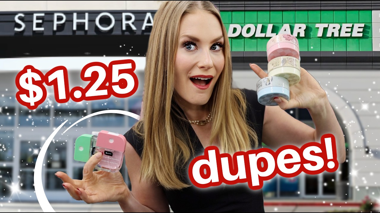 Just dropped! 🔥 Dollar Tree stocking stuffers that belong in SEPHORA!