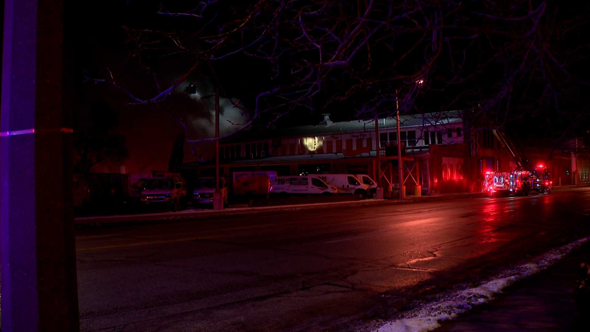 Milwaukee firefighters battle fire at U-Haul storage facility