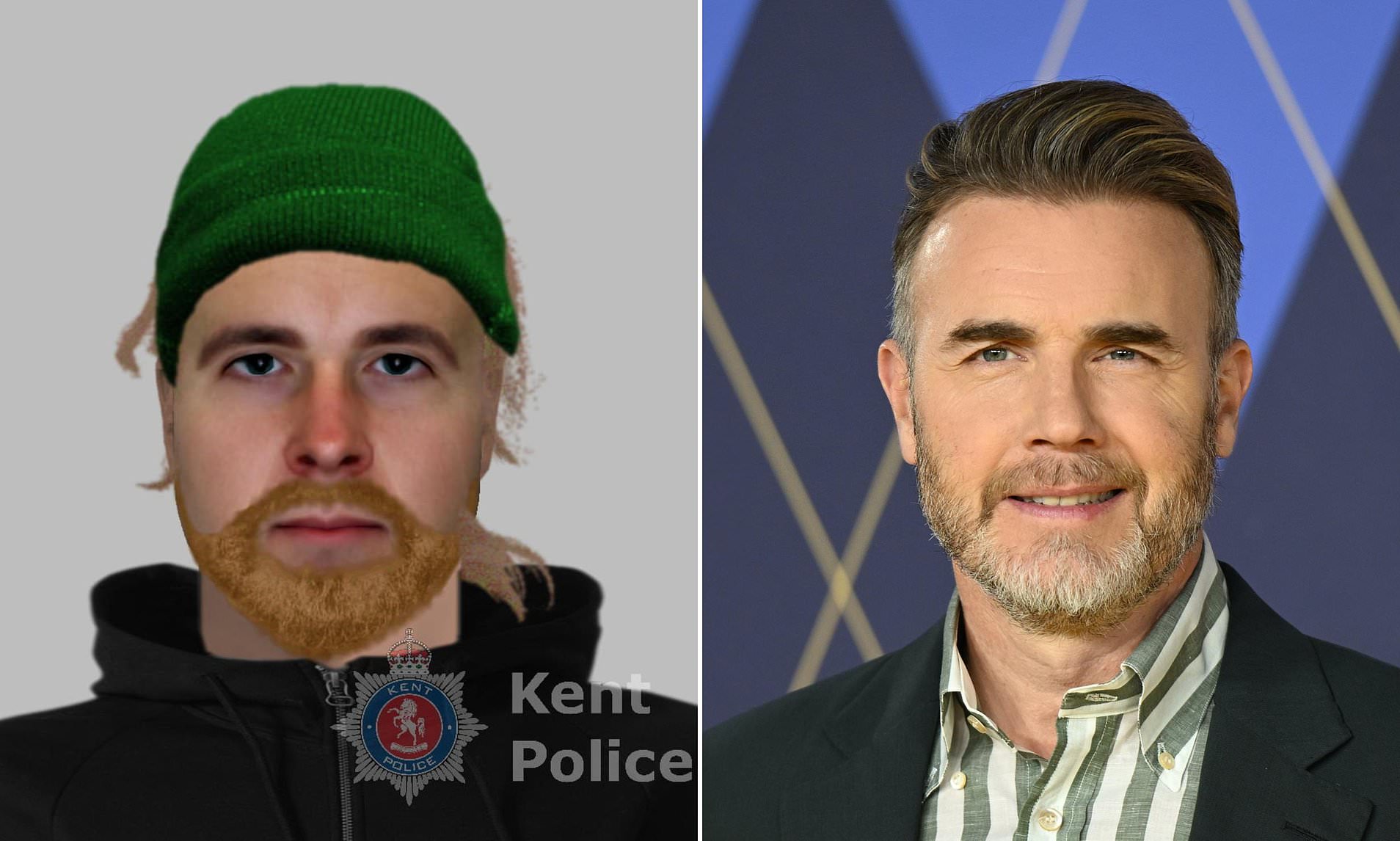 Take that! E-fit of suspected thief 'goes viral' because 'it looks like ...