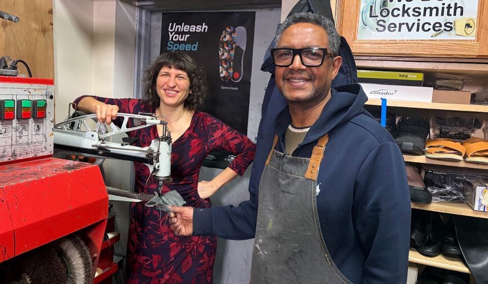 A Dufferin Mall cobbler thought his business was over when his machine ...