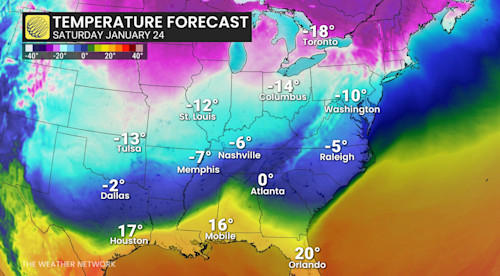 Major US winter storm could graze southern Ontario with heavy snow