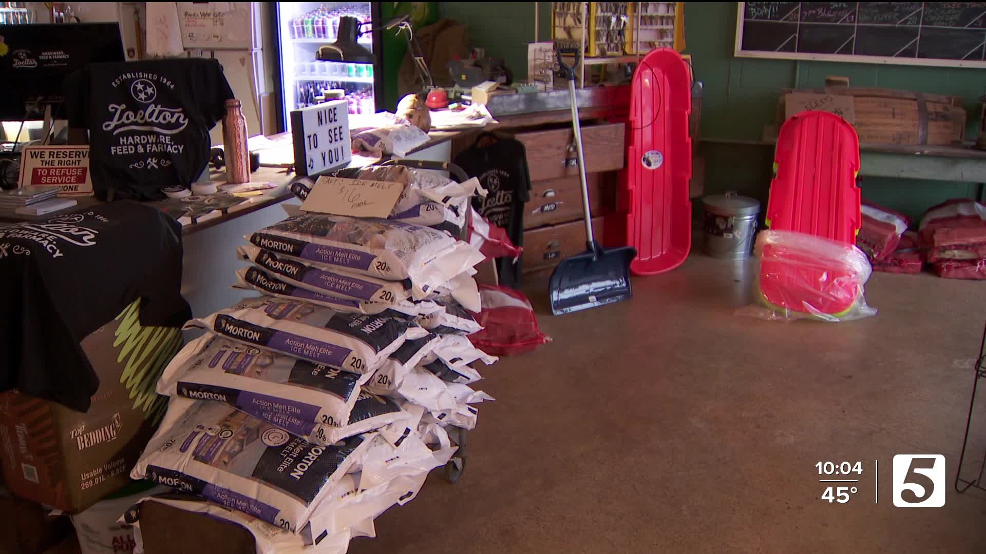 Hardware store owner shares tips to prepare for this weekend's snowstorm