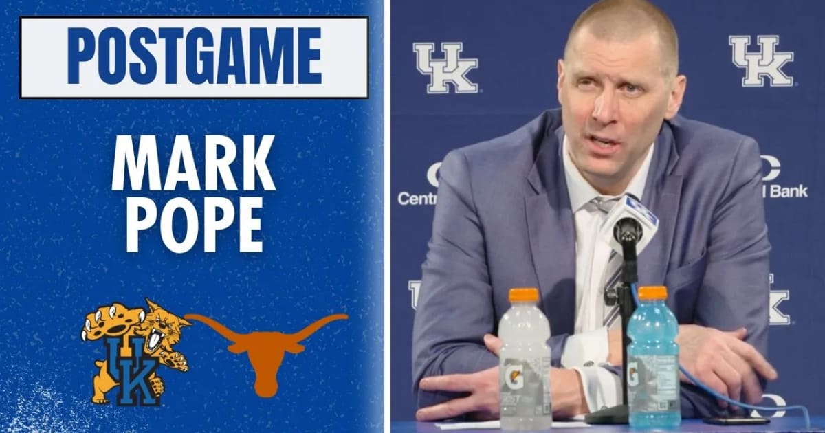 Watch: Mark Pope talks Kam Williams, Collin Chandler, NCAA after Texas win