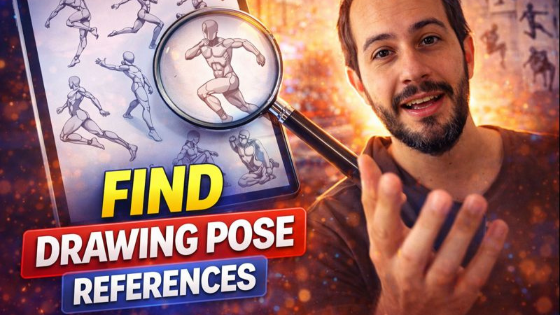 How to find the best pose references for drawing