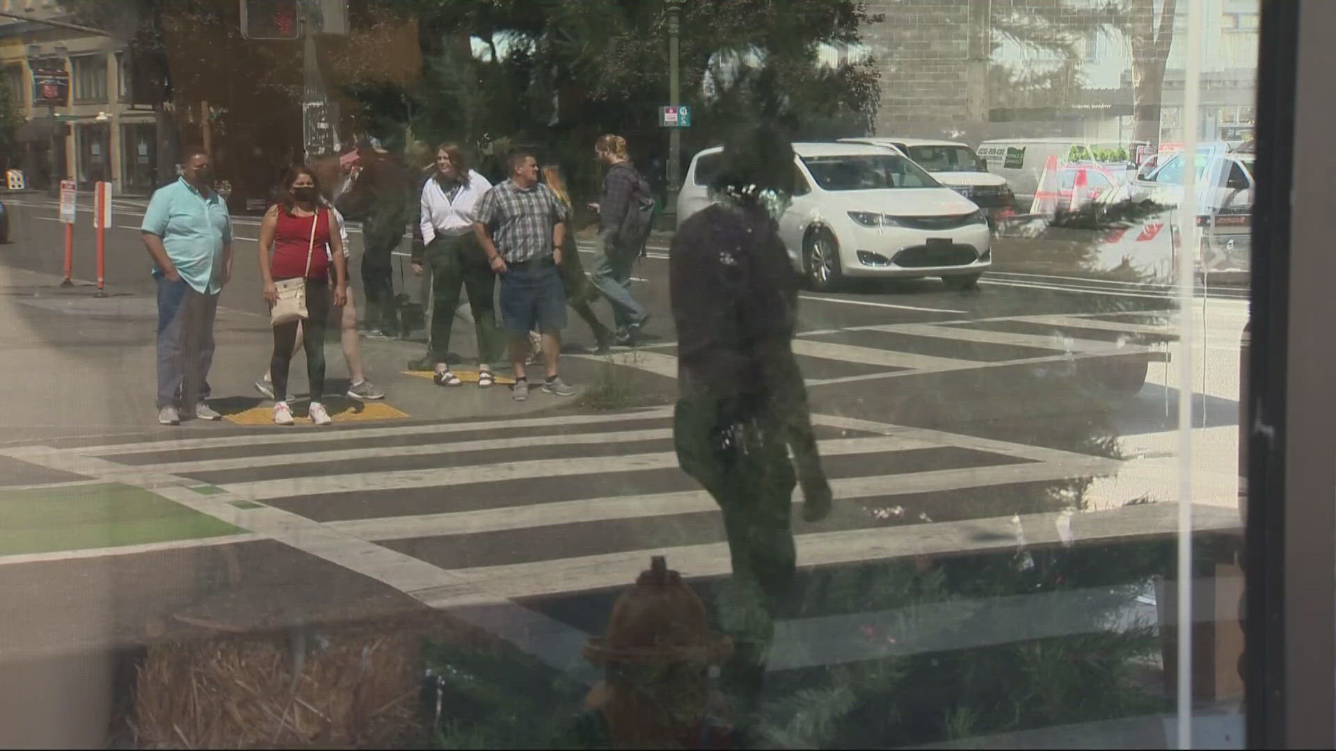 Downtown Portland seeing more foot traffic, report says