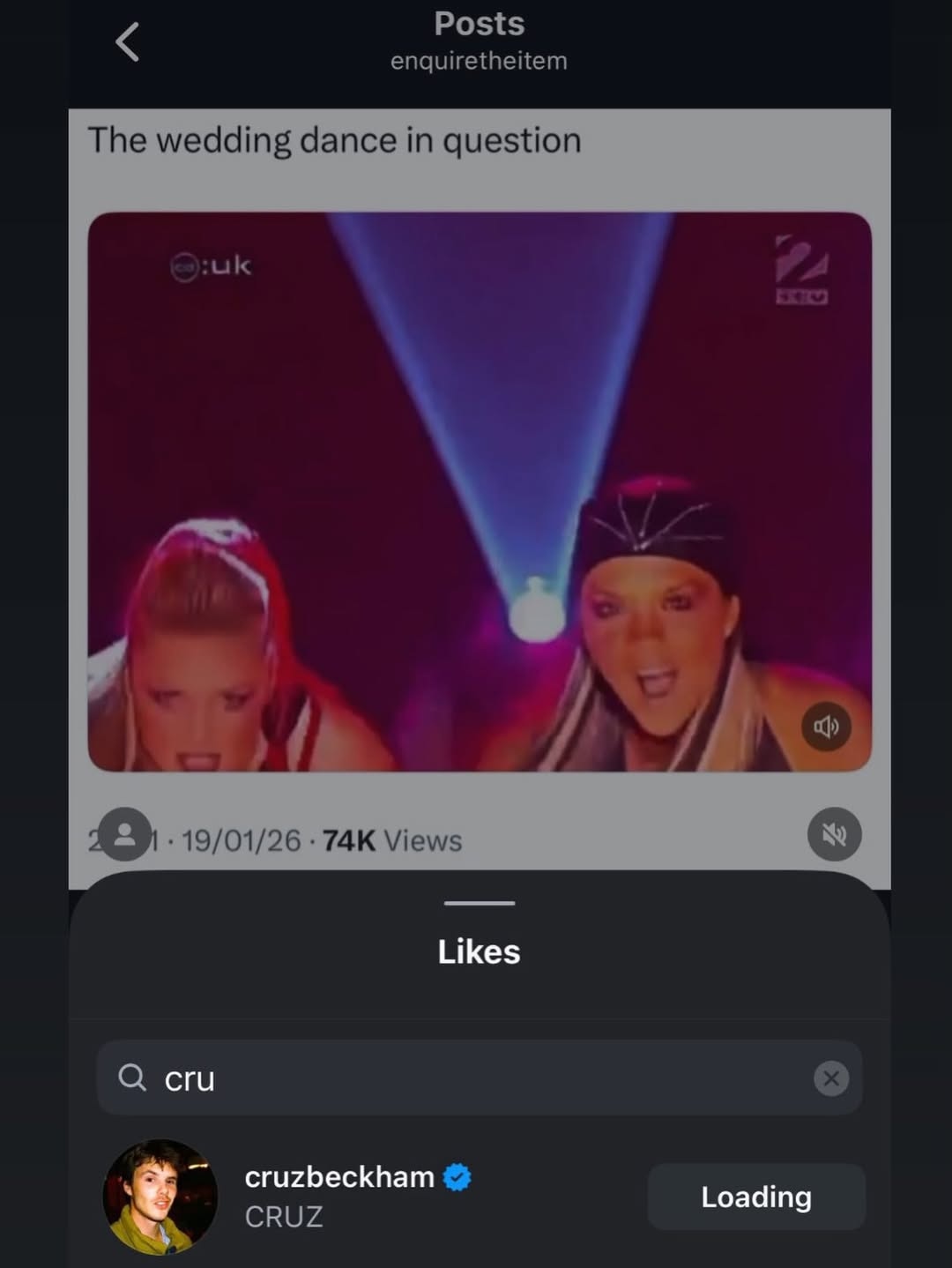 Cruz Beckham likes meme mocking Victoria's inappropriate dance at ...