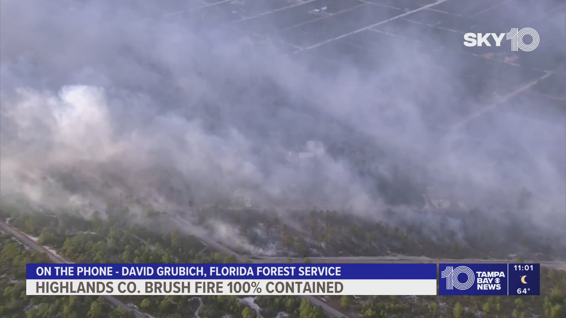 Evacuation order lifted after large brush fire breaks out in Highlands ...