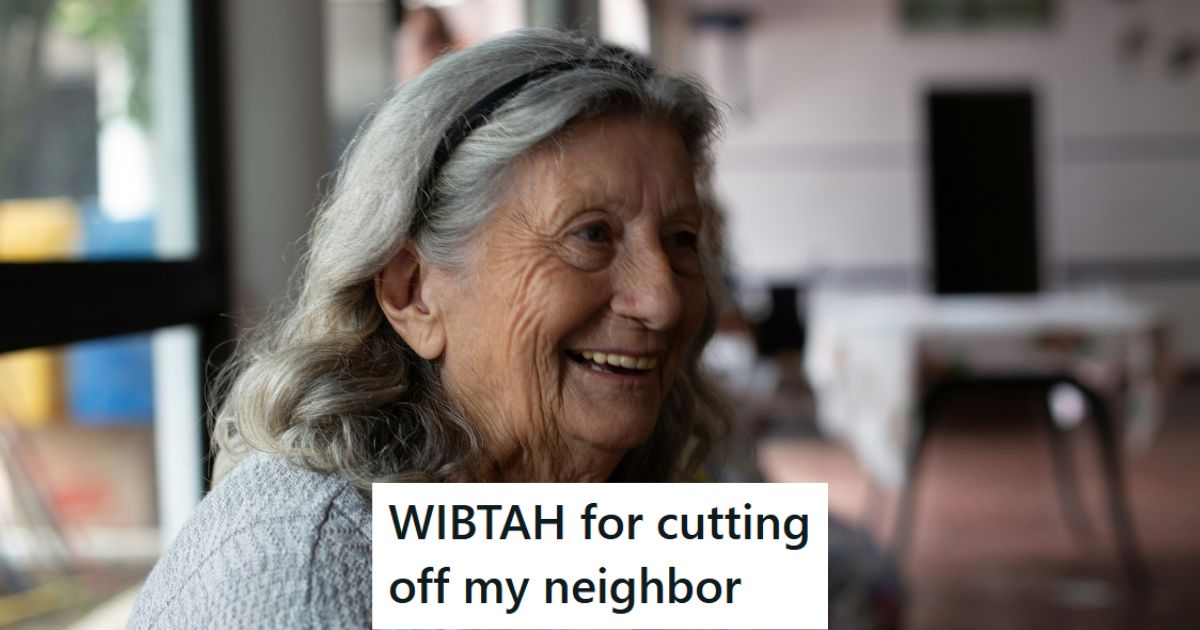 Homeowner has been helping his 93-year-old neighbor with chores, but ...