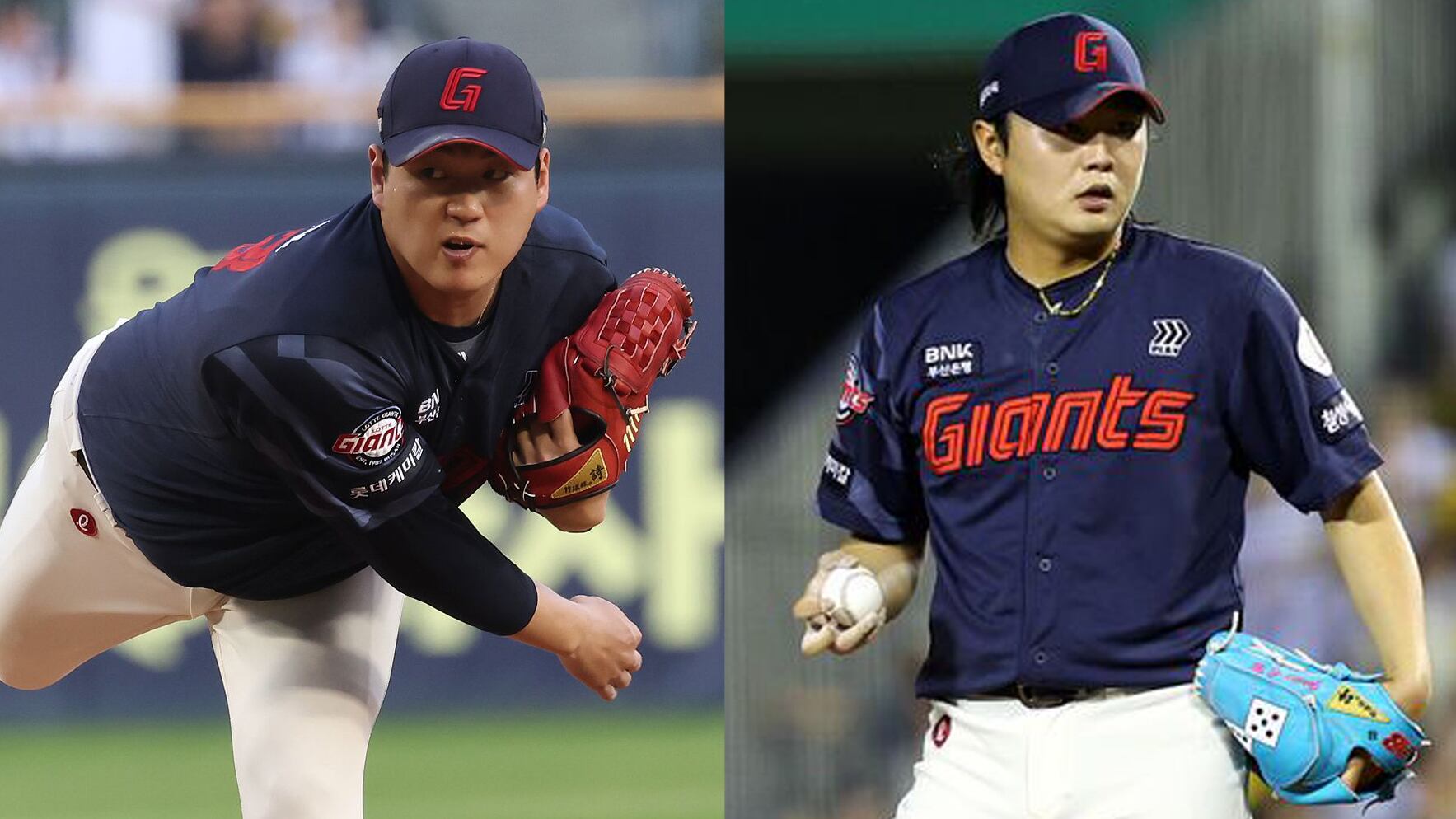 Lotte pitchers Na Gyun-an, Jeong Cheol-won get 50% raises
