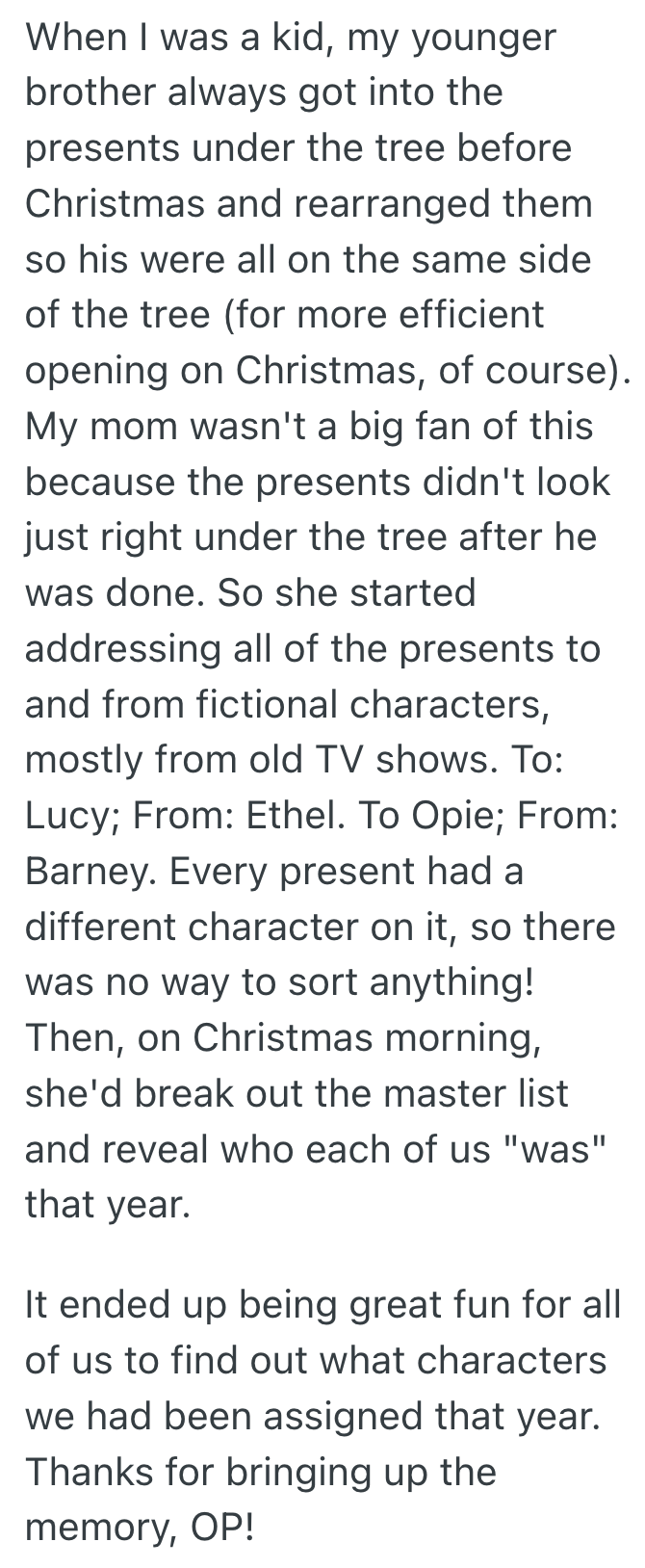 Woman’s last-minute gift wrapping request sparked a playful prank with ...