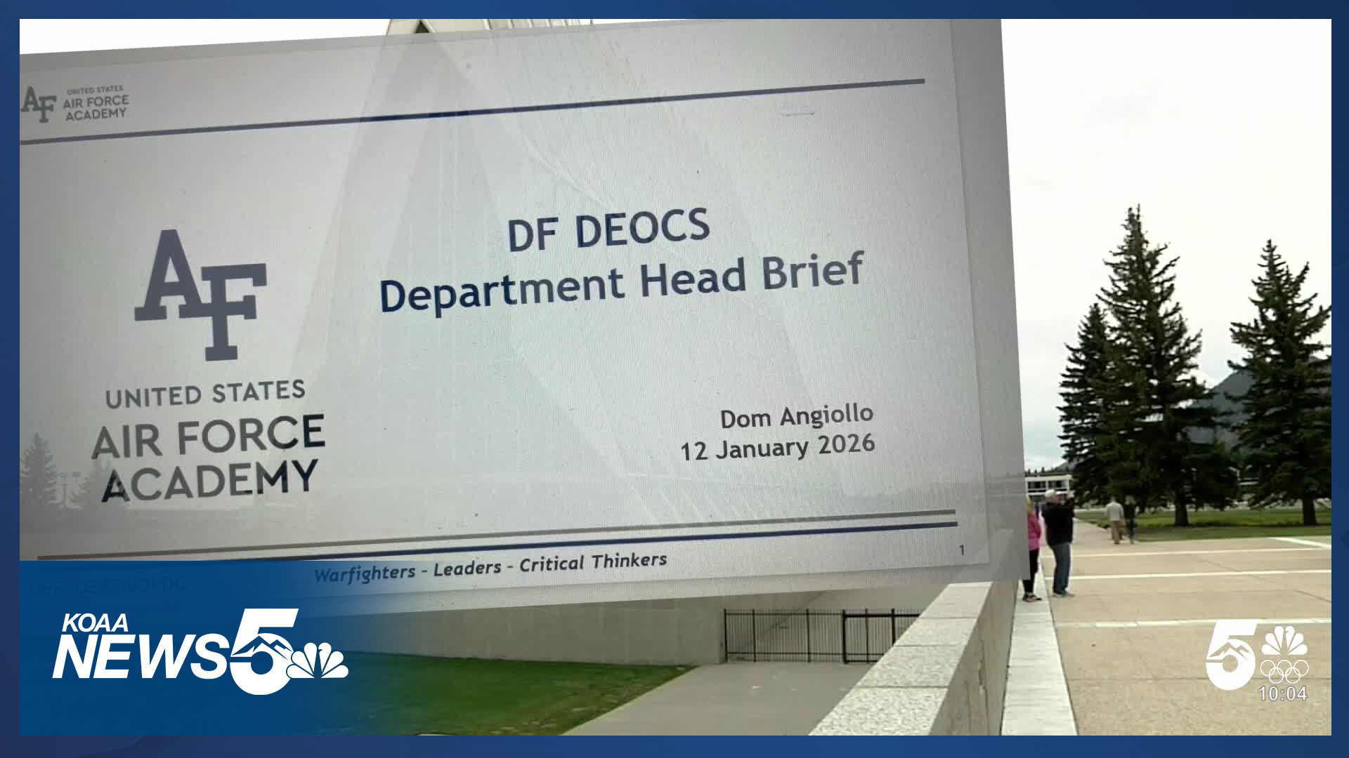 Air Force Academy DEOCS survey shows morale is concerningly low