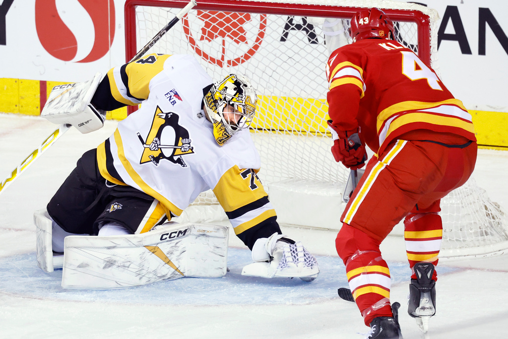 Stuart Skinner stops 18 shots and helps Penguins to a 4-1 win over the ...