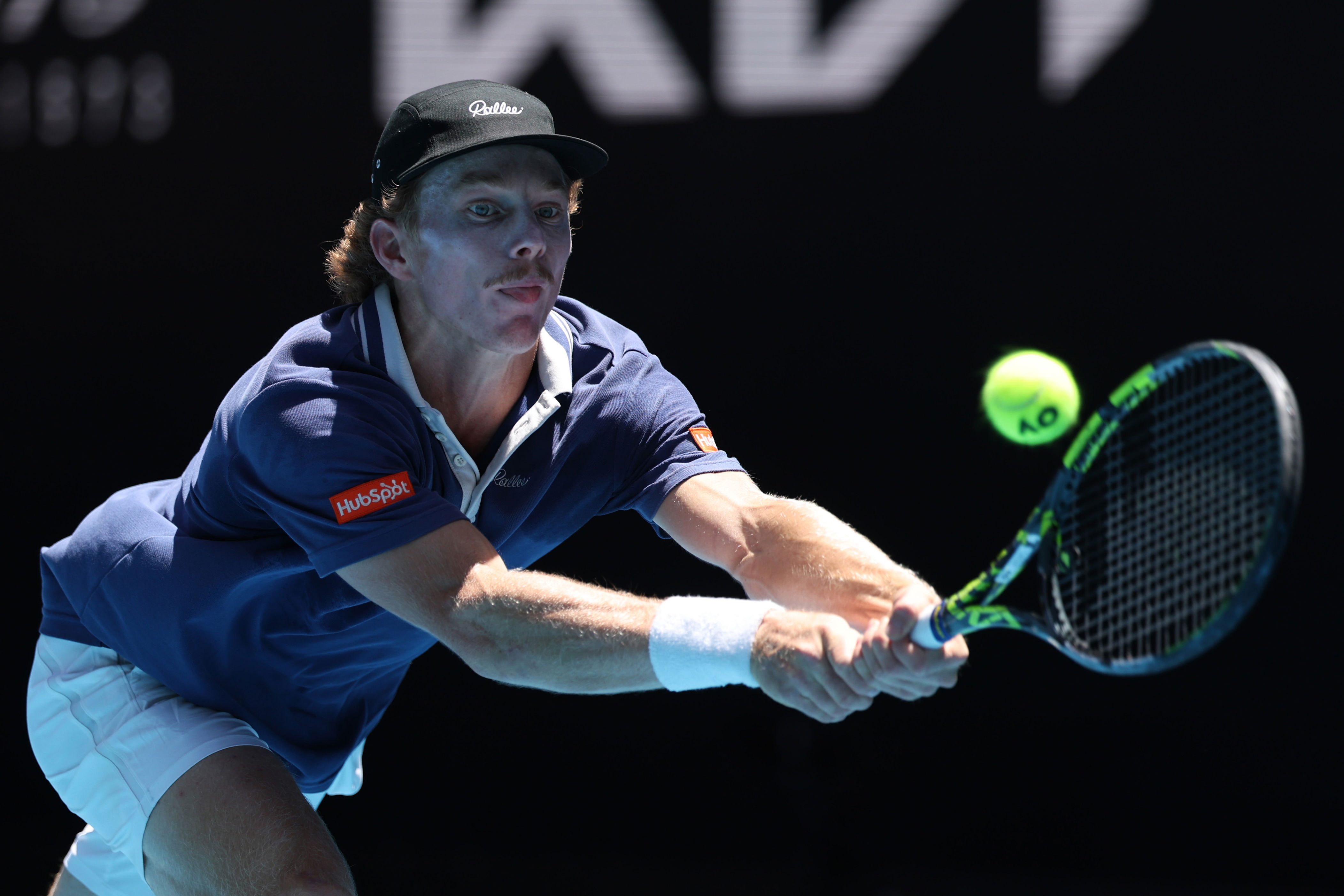 Brash American apologises after punctuating Aussie bloodbath