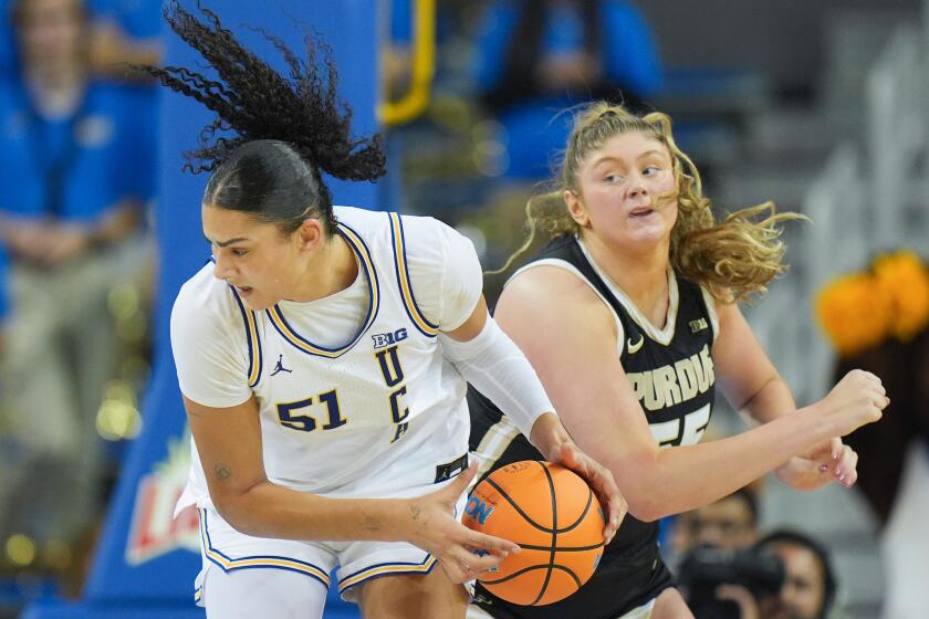 UCLA women dominate in near 50-point rout of Purdue