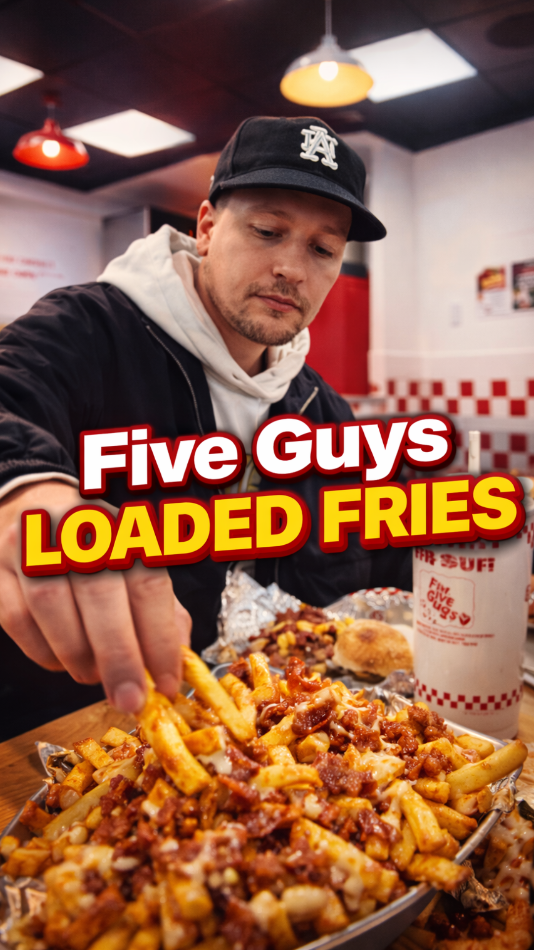 The loaded fries at Five Guys are surprisingly good