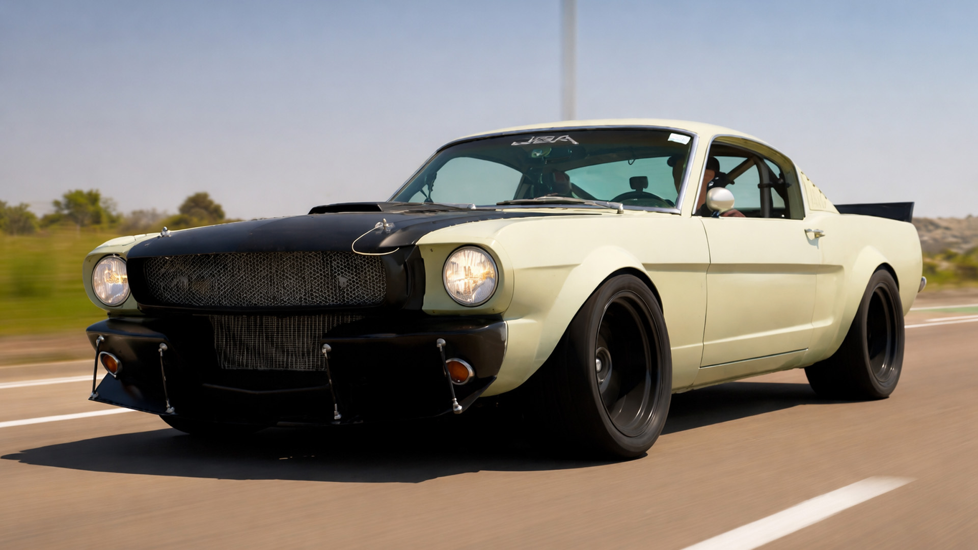 Classic Mustang fastback restored for the track