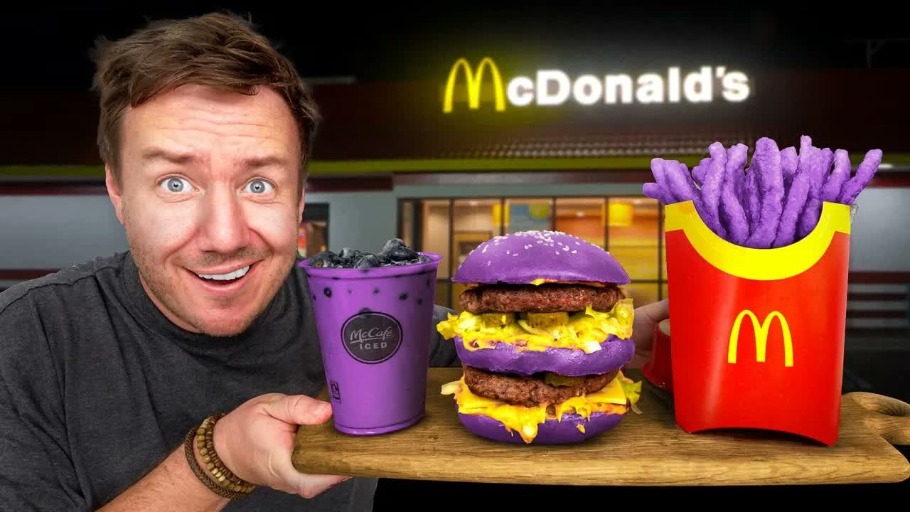 The world’s first McDonald’s Grimace meal