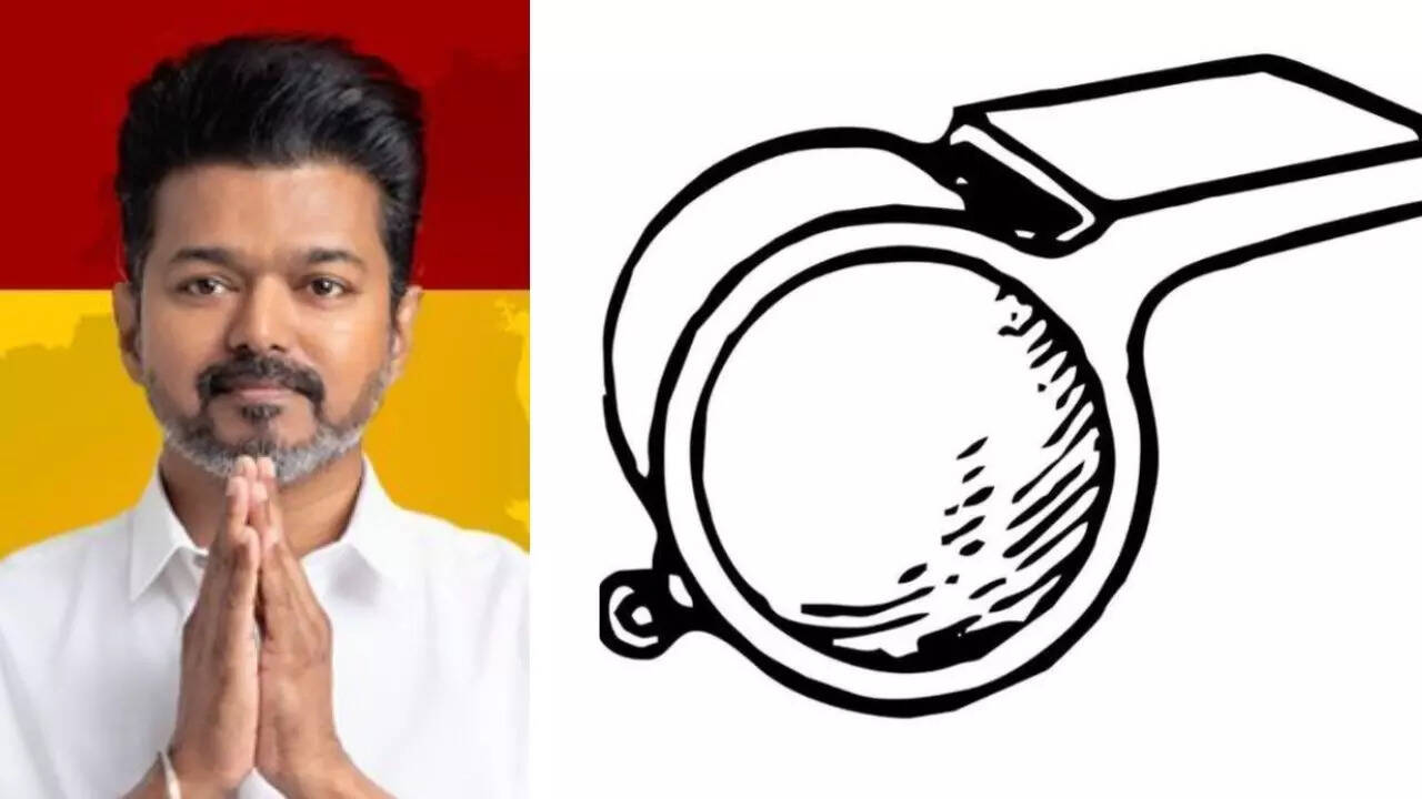 Vijay’s TVK gets whistle symbol for 2026 Tamil Nadu polls; Kamal Haasan ...