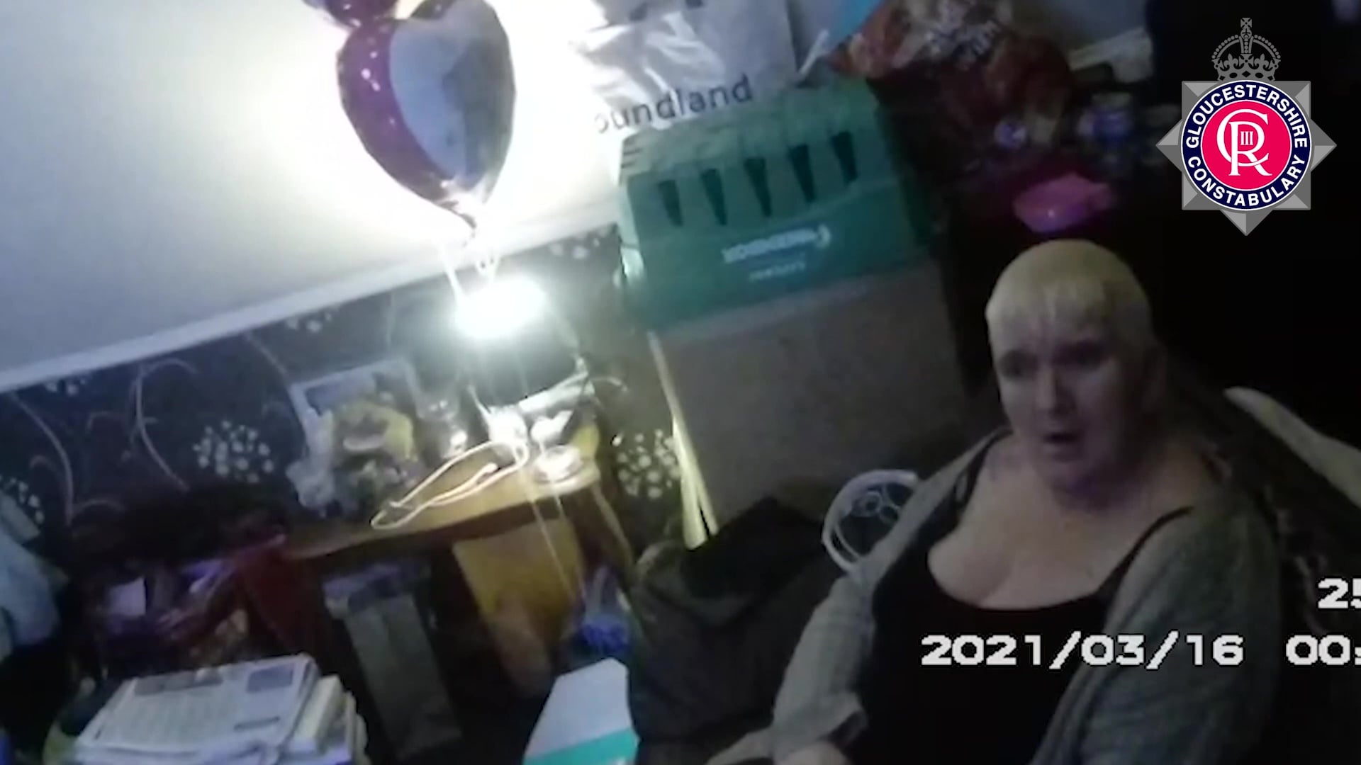 Moment woman was arrested for keeping a slave at her home for 25 years