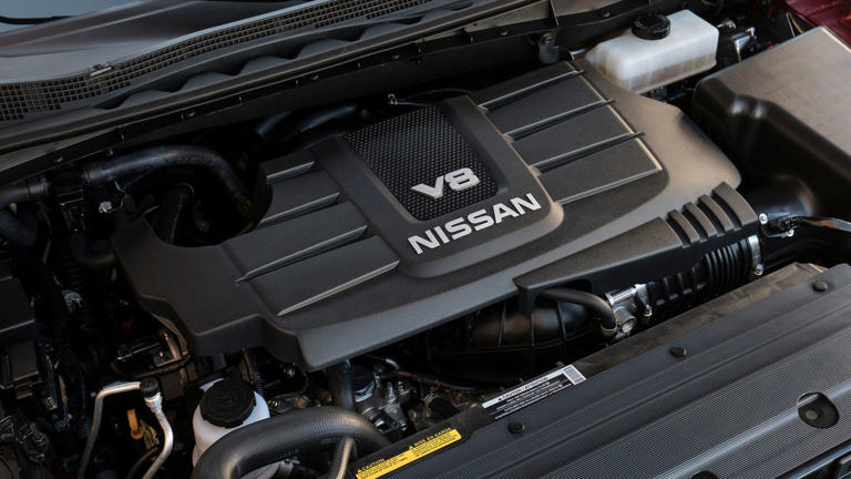 Nissan has a V8 that can power a pickup truck or a race car