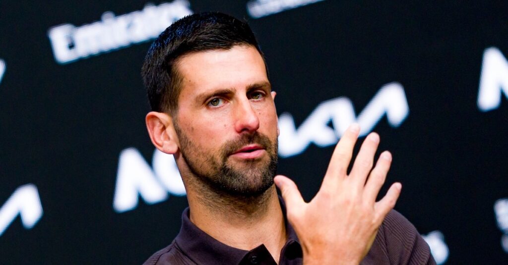 Djokovic recadre un jour­na­liste : « Je trouve un peu irres­pec­tueux ...