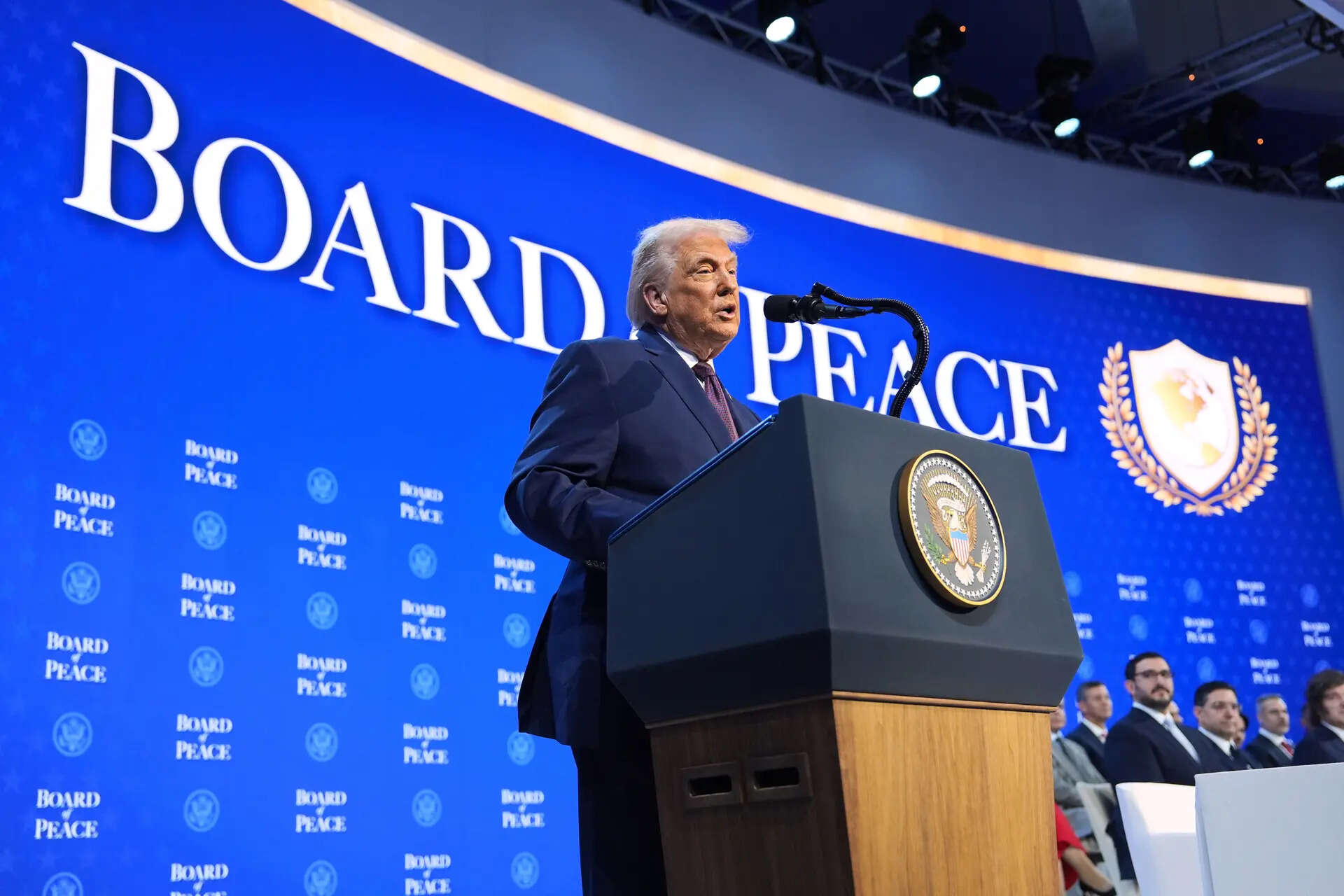 Trump signs 'Board of Peace' at Davos to resolve Gaza conflict; India ...
