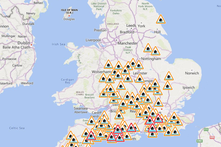 UK braces for heavy rain and flooding amid 'danger to life' warning ...