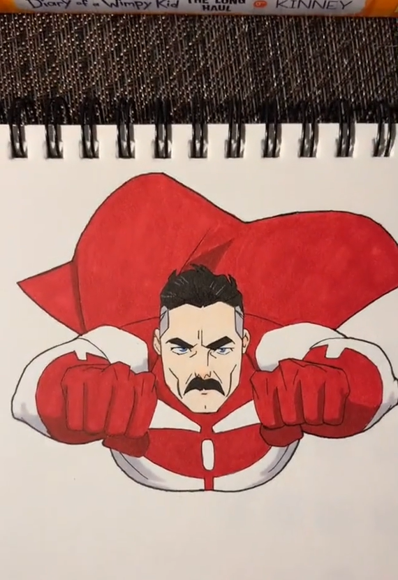 Omni-Man artwork | Epic Invincible fan art