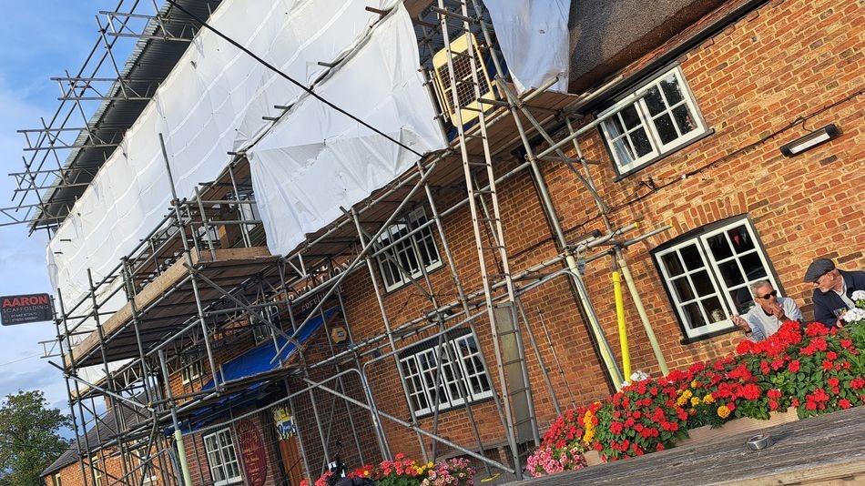 Marsworth pub's makeover after major fire is delayed and stolen car ...