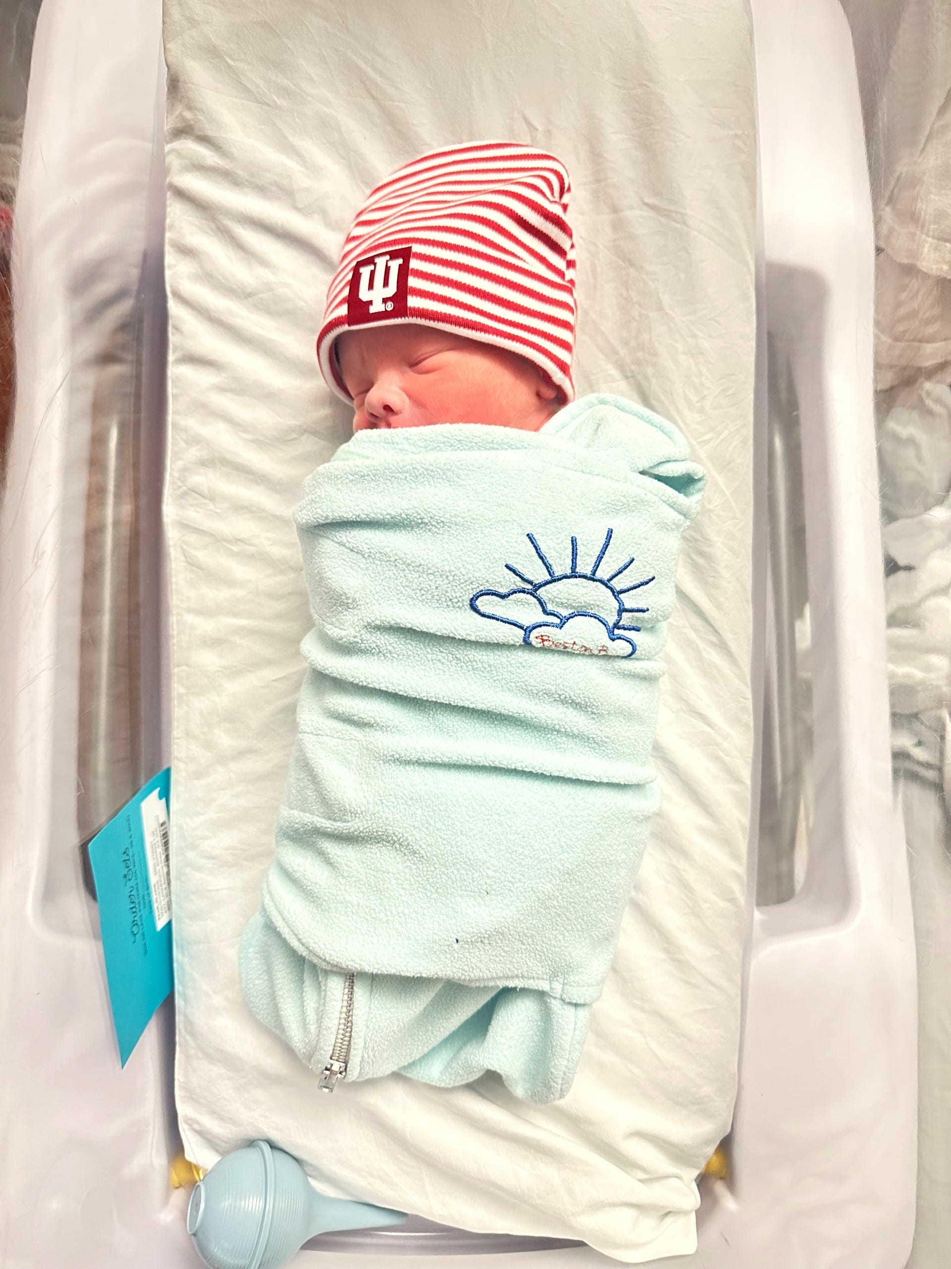 He's an Indiana football baby: Blaise Fear, born just in time for ...