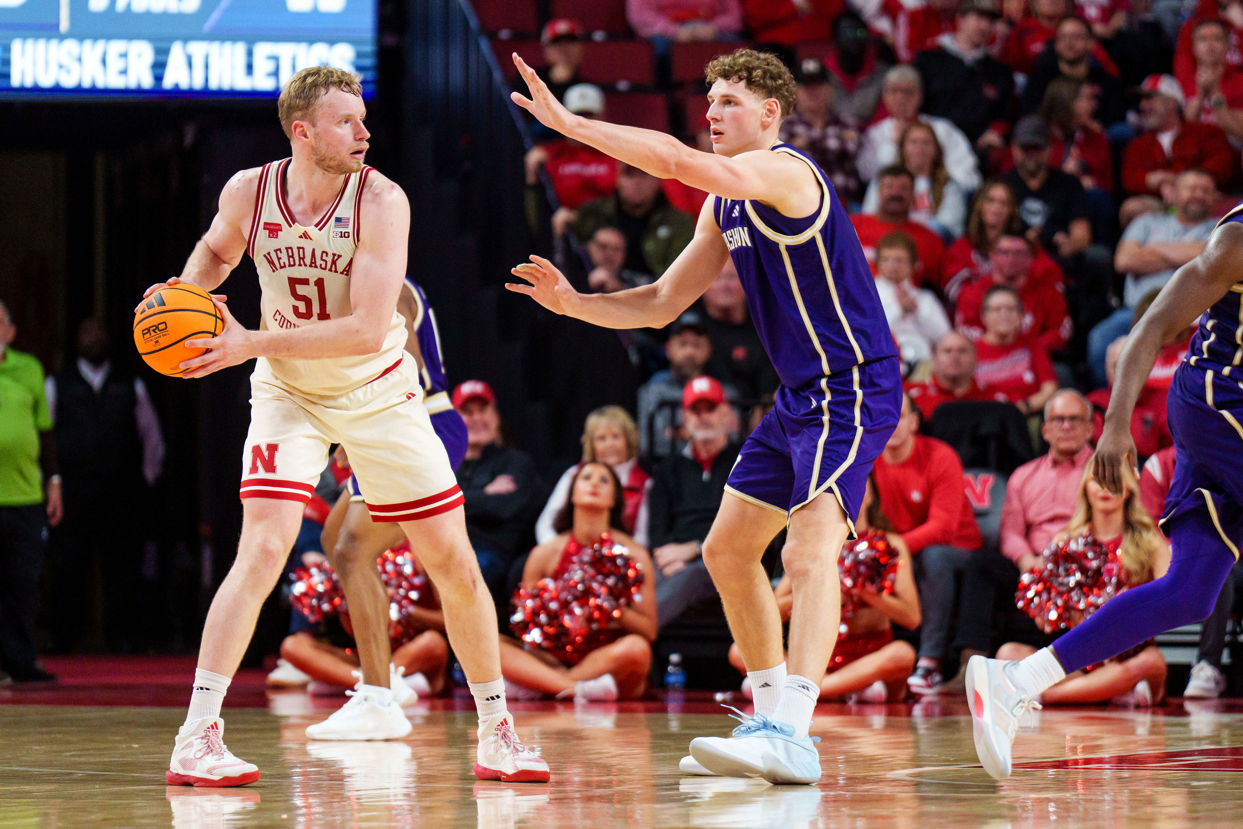 Hungry Huskers handle Huskies