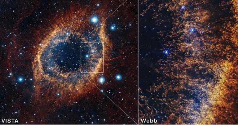 NASA's James Webb Space Telescope pictures Helix Nebula in ...
