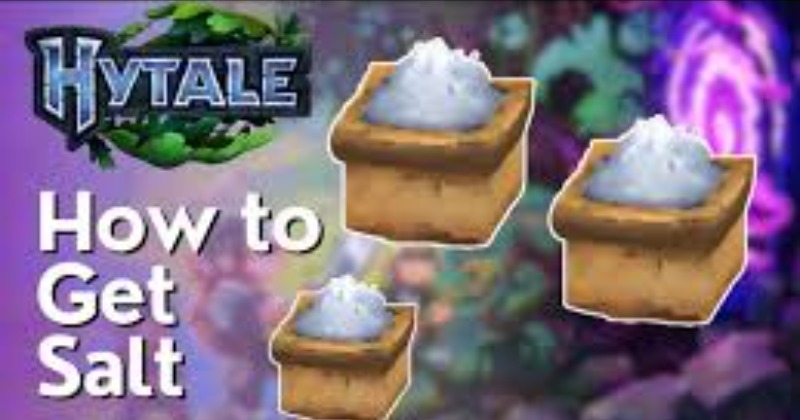 How to get salt in Hytale using salt blocks