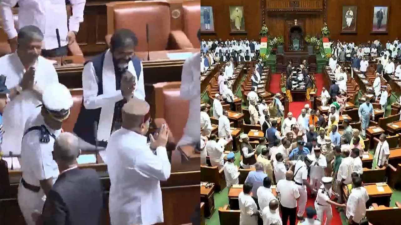 Karnataka Governor Gehlot shocks joint session, leaves assembly after ...