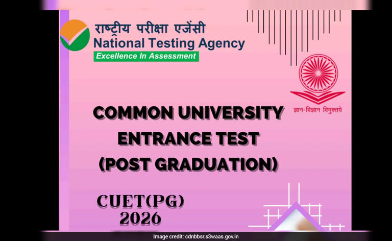 CUET PG 2026: Application deadline extended; correction window opens on ...
