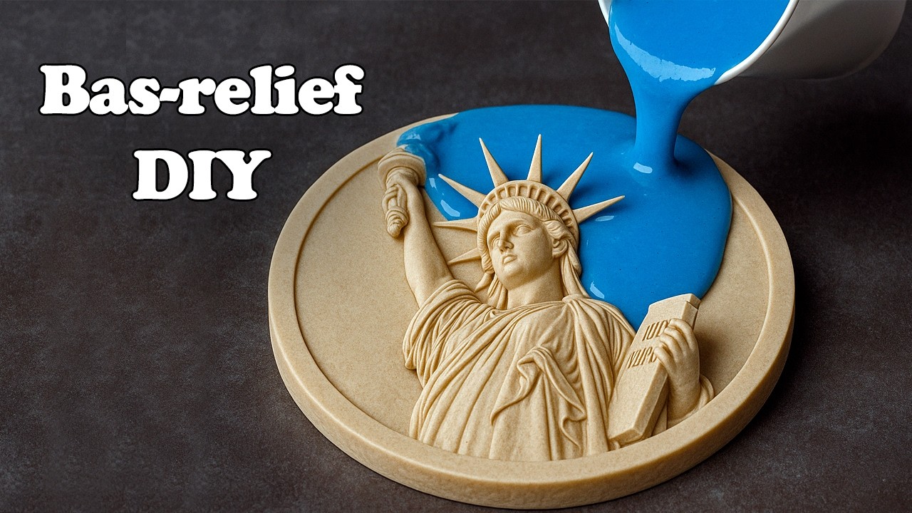 Bas relief tutorial silicone mold creation start to finish