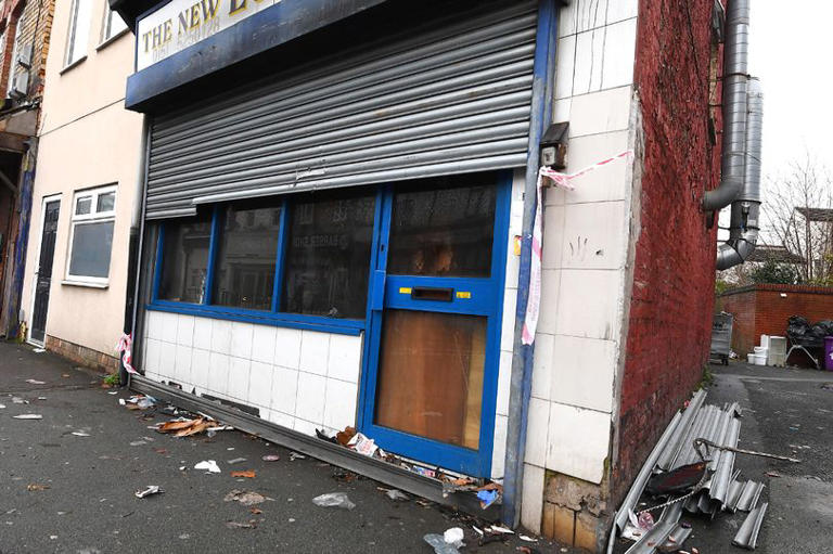 Fire tears through Liverpool chippy