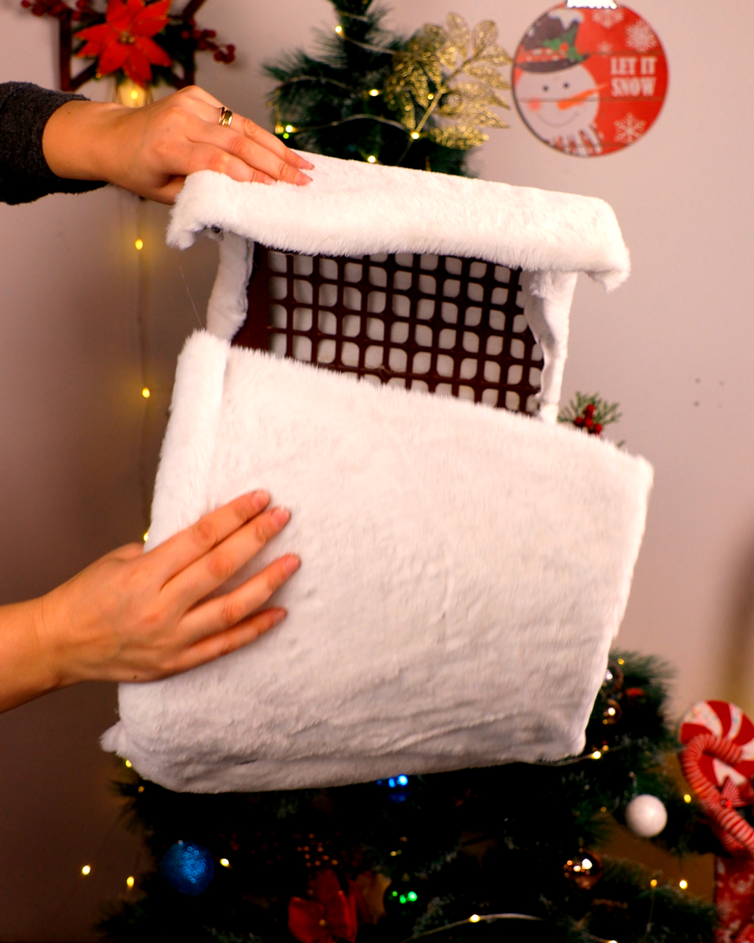 DIY Christmas tree base decor🎄