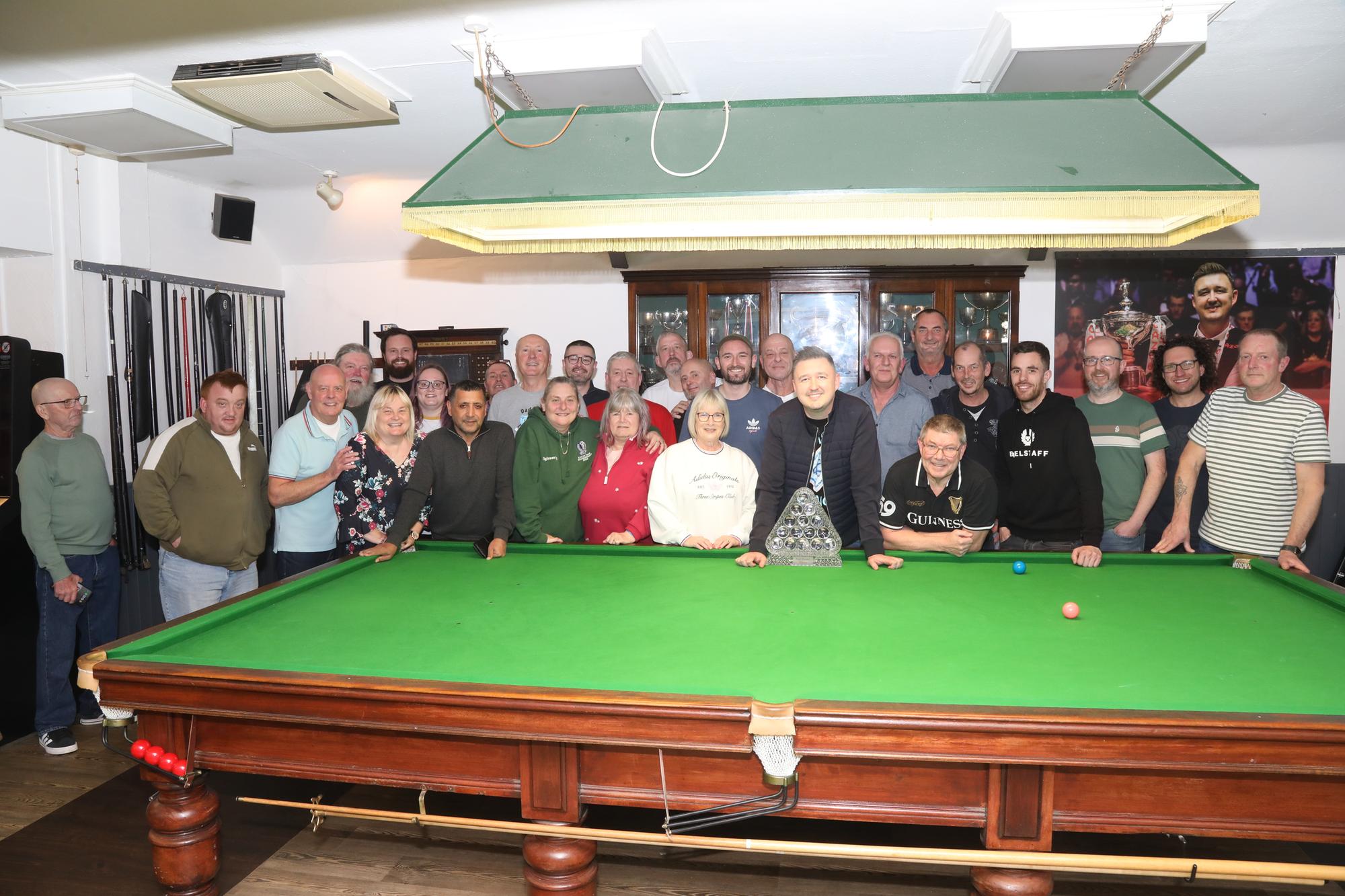 Kettering snooker champion returns to local club to share Masters win ...