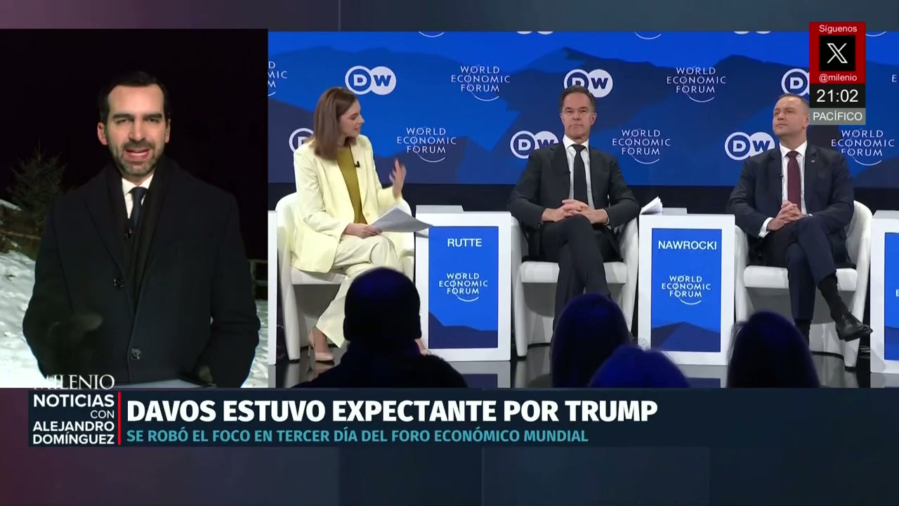 Trump descarta tomar Groenlandia por la fuerza en Davos | Alejandro ...