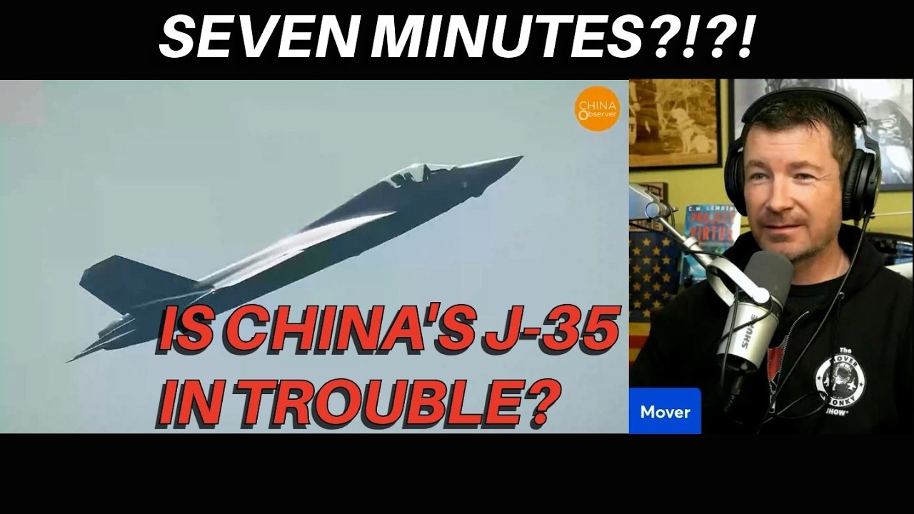 Seven minutes! Is China's J-35 in trouble