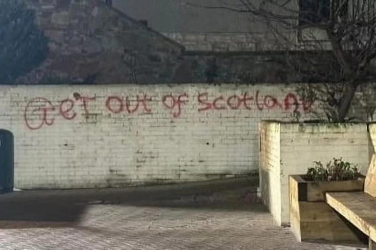 Muslim group slams vile 'leave Scotland' graffiti at Edinburgh's ...