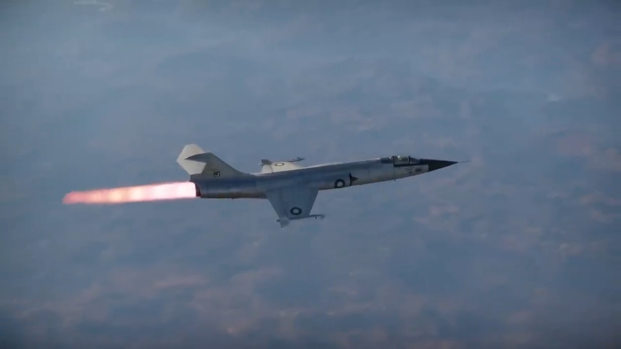 Pakistan sent its most advanced jet straight into battle