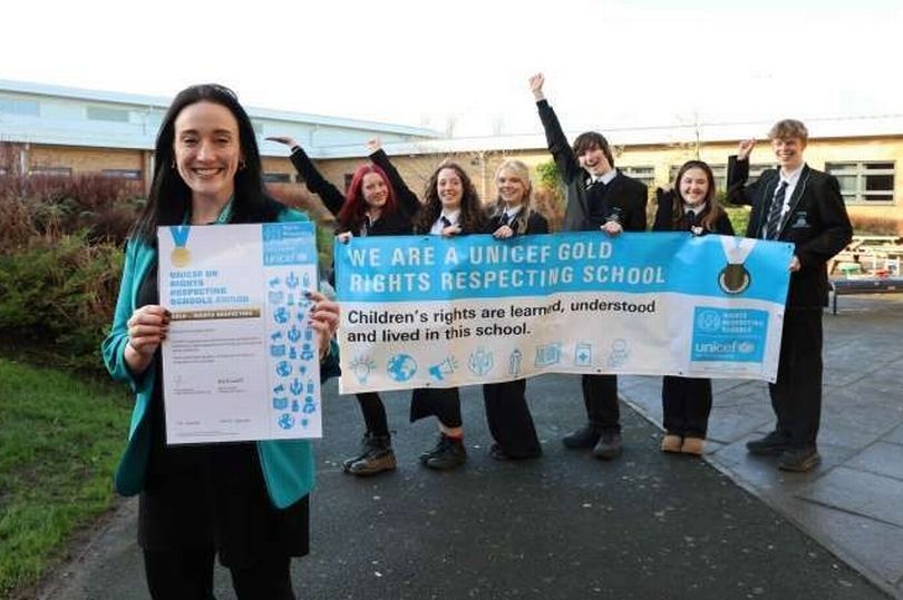 Duncanrig is awarded gold by UNICEF UK’s Rights Respecting School programme