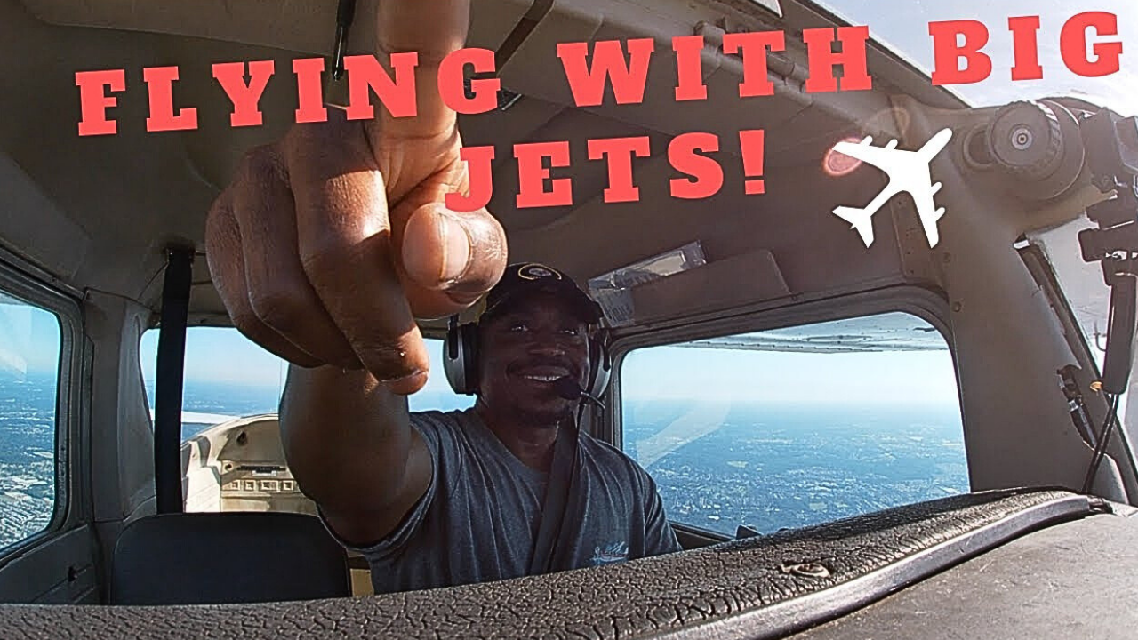 Flying with big commercial jets in Bravo airspace